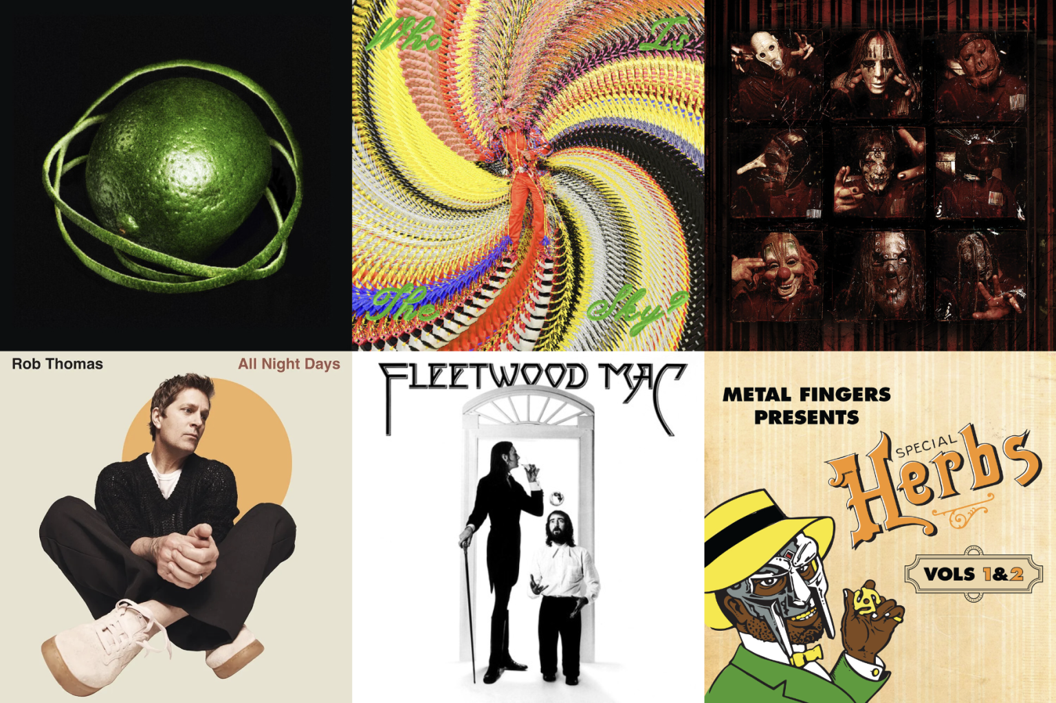 NEW RELEASE FRIDAY: BIG THIEF, DAVID BYRNE, SLIPKNOT, MF DOOM ...